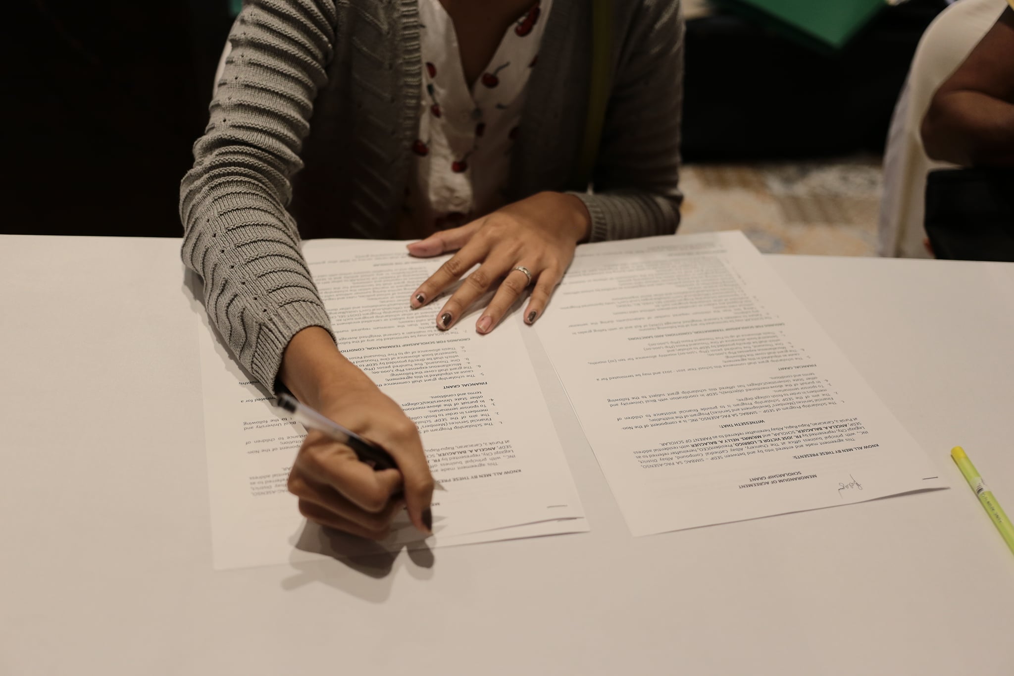 New Scholars Signed Contract with SEDP