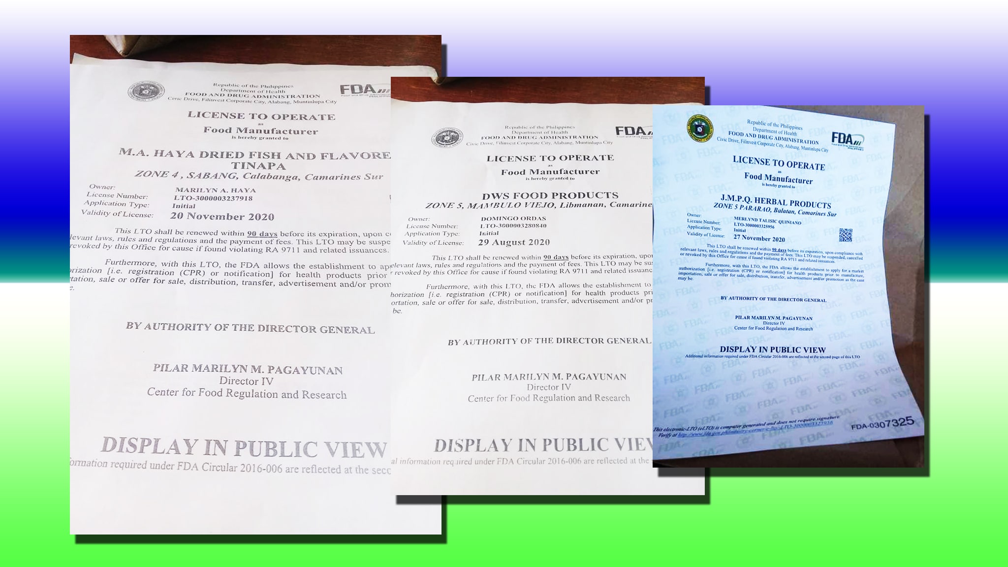 SEDP Members gets LTO from FDA